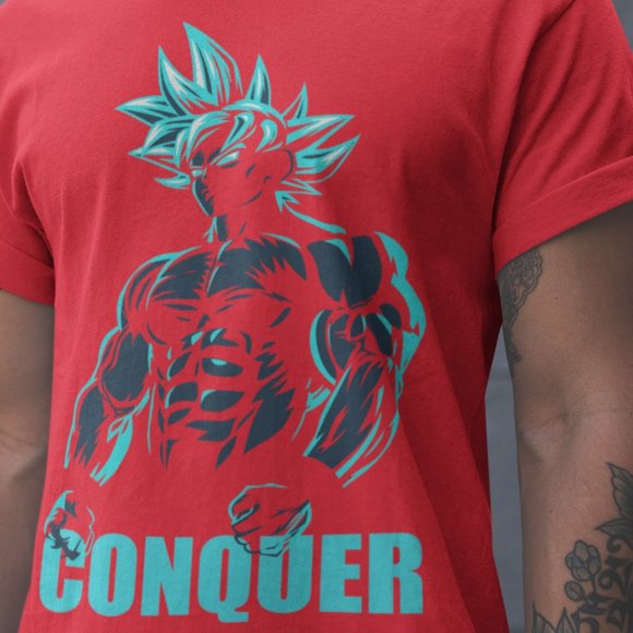 Shirts | Jacked Dragon Warrior Anime Gym Shirt | Poshmark